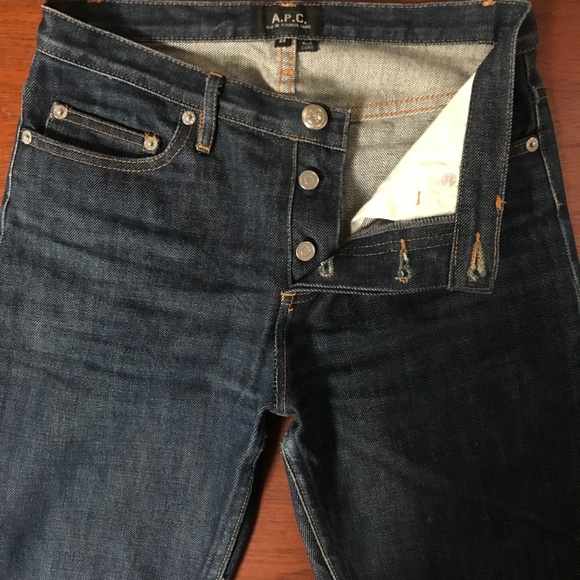 A.P.C. | Jeans | Apc New Cure Raw Denim Jeans Sz 24 25 26 | Poshmark